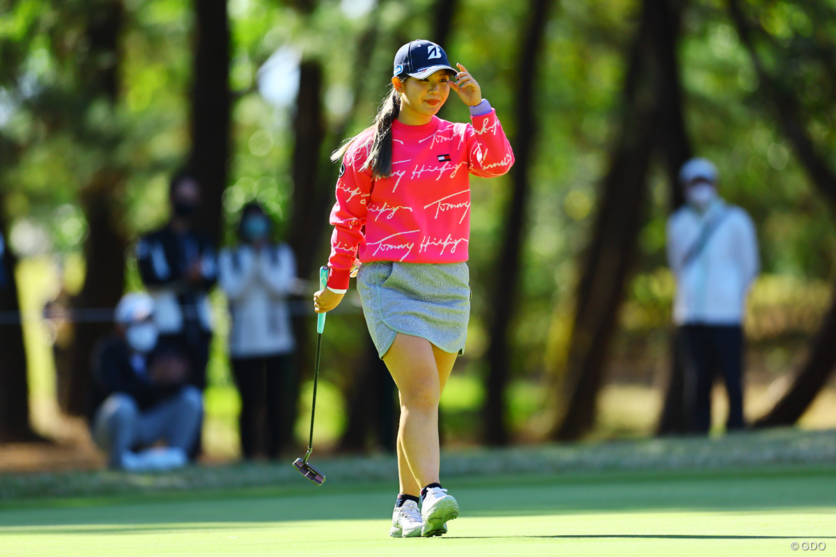 2022年 JLPGAツアーチャンピオンシップリコーカップ 2日目 吉田優利｜GDO ゴルフダイジェスト・オンライン