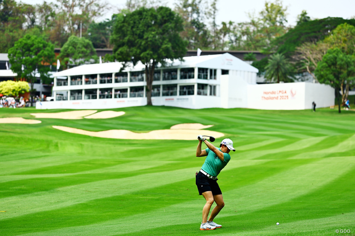 画像詳細 2025年 ホンダ LPGAタイランド 初日 岩井明愛 「“イチかバチか”はあったけど」岩井明愛が最終ホールで見せたパワーと技 【2025年 ホンダLPGA】｜GDO ゴルフ ...