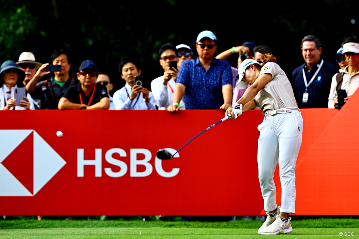 2025年 HSBC女子世界選手権 初日 渋野日向子｜GDO ゴルフダイジェスト・オンライン