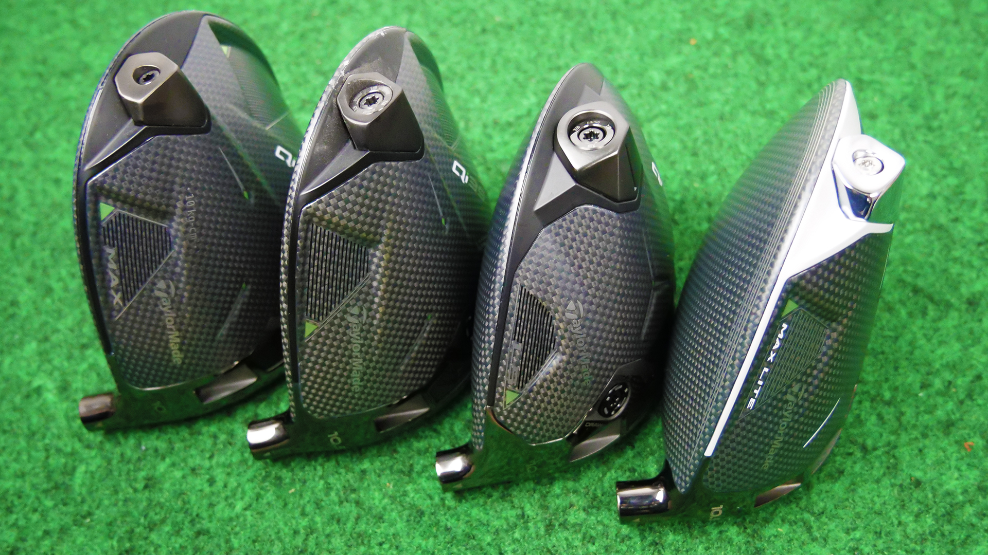 左からMAX、コア、LS、MAX FAST｜GDO ゴルフギア情報