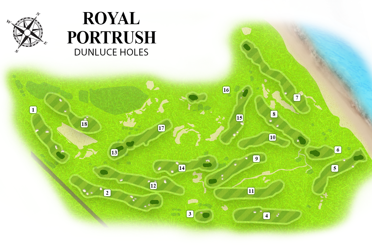 2025年「全英オープン」18ホールガイド@ロイヤルポートラッシュGC 【PGAツアー 米国男子】 ｜GDO ゴルフダイジェスト・オンライン