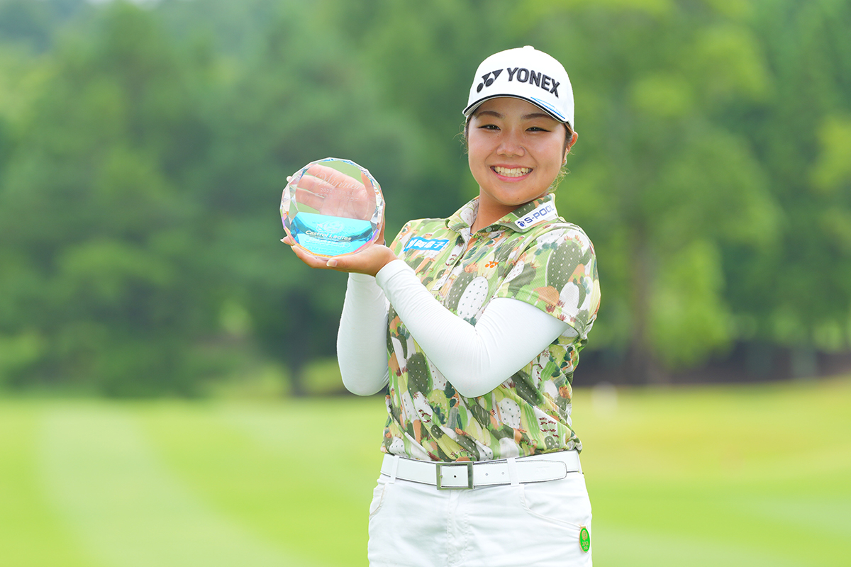 21歳の大久保柚季が逆転V ルーキー優勝は今季5人目／女子下部 【国内女子ツアー LPGA】 ｜GDO ゴルフダイジェスト・オンライン