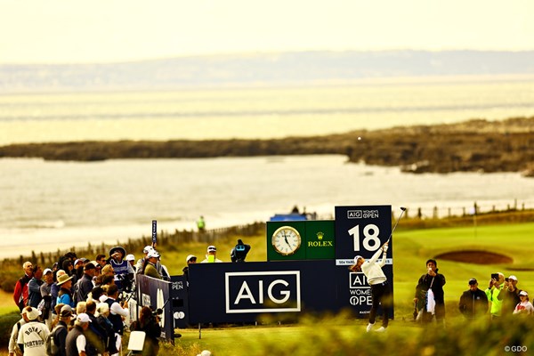 画像詳細 2025年 AIG女子オープン（全英女子） 2日目 渋野日向子 山下美夢有が単独首位で決勝へ 3打差2位に竹田麗央 渋野日向子は予選落ち 【2025年 AIG女子オープン（全英女子 ...