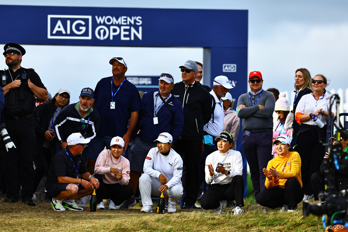 2025年 AIG女子オープン（全英女子） 4日目 古江彩佳 西郷真央 岩井千怜 竹田麗央｜GDO ゴルフダイジェスト・オンライン
